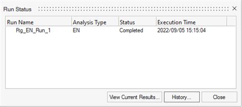 View Run History And Run Status