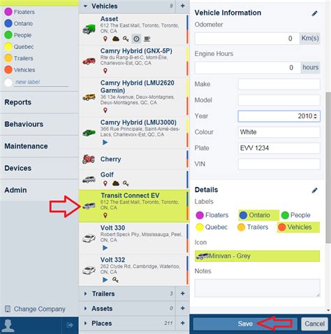 How To Modify Or Delete A Vehicle Tach West Technologies