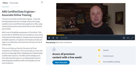 [offer] cbtnuggets aws certified data engineer associate dea c01