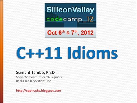 c 11 idioms silicon valley code camp 2012 ppt