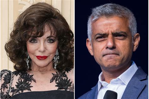 Dame Joan Collins Complains To Sadiq Khan After London Cyclist ‘crashes