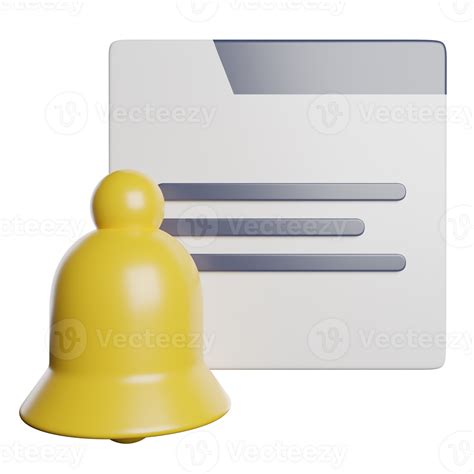 Notification Alert Bell Marketing 64765406 Png