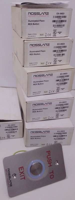Home Automation Unboxed Rosslare Ex 06 Ex 16 Push To Exit Illuminated Piezo Rex Button Bid