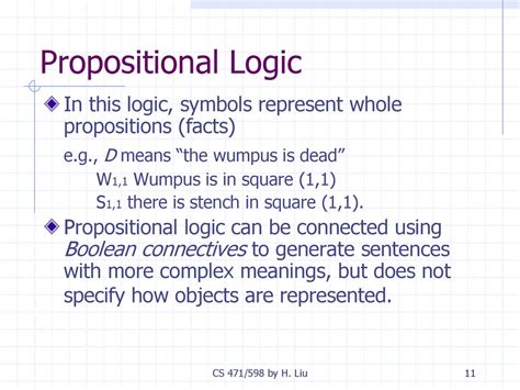 Logical Agents Chapter 7 How Do We Reason About Reasonable Decisions