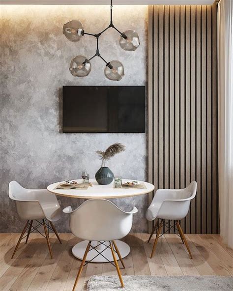 Рейки на стене Интерьер кухни Интерьер Дизайн дома