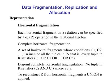 Distributed Database Management System Ppt