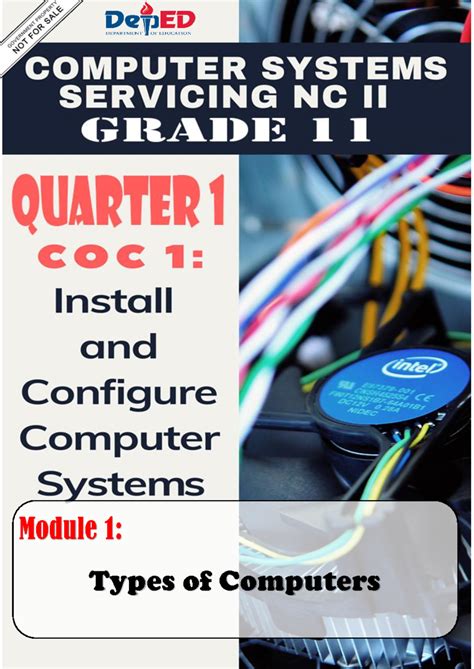 Tvl Css G11 Q1 Module 1 Types Of Computers Overview Studocu