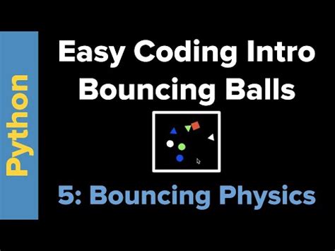 Python Bouncing Ball Simulator Youtube