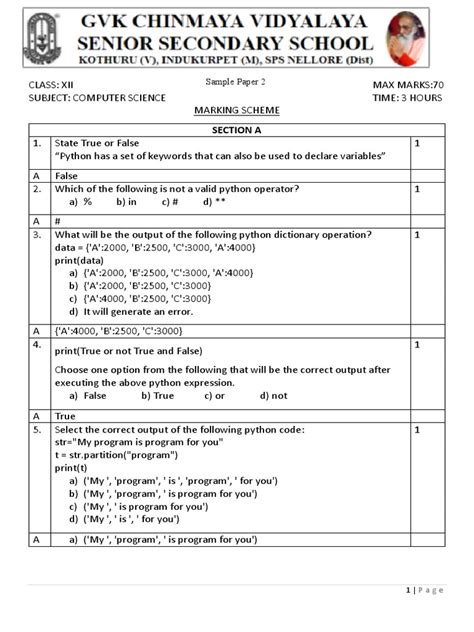 Computer Science 083 Class 12 Pdf Computer Network Python