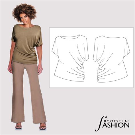 asymmetric tee by bootstrap fashion my next make