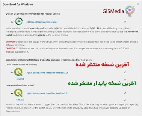فیلم دانلود نرم افزار Qgis به همراه فیلم روش نصب