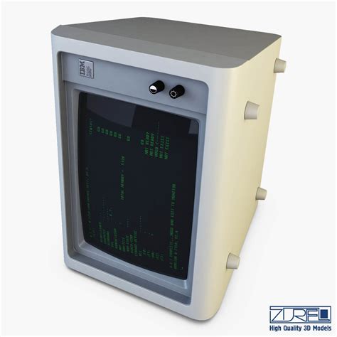 Ibm 5150 Monitor 3d Model By Zurel