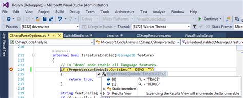Roslyn Featurespatterns Branch C 7 How To Enable The Experimental
