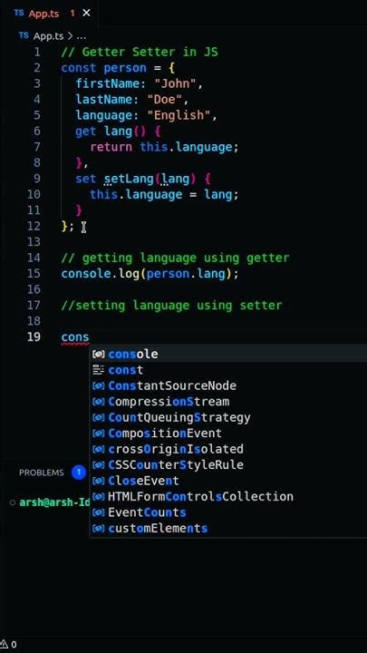 Getter And Setter In Javascript Shorts Youtube Coding Ui Ux