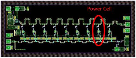 The Layout Of The Proposed Distributed Amplifier Da Using Cascode Download Scientific Diagram