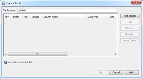 Java Create Table Decoration Examples