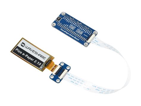 2 13inch Flexible E Paper E Ink Display Module For Raspberry Pi Pico 212×104 Pixels Black