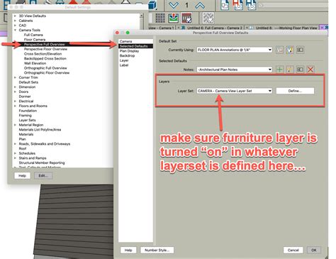 How To Make Furniture Visible On Elevation View General Q And A Chieftalk Forum