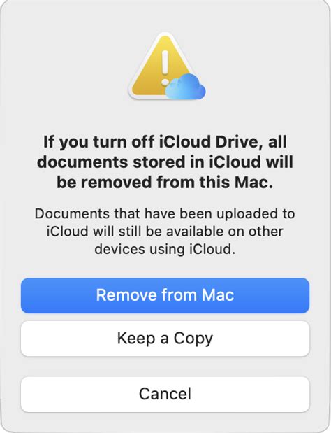 ICloud Drive Disable Warning Ask Adam LLC MacOS IOS Consulting