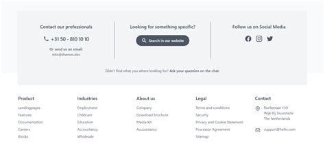 Footer Components Themes Dev