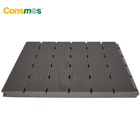 Consmos Wood Plastic Composite Sound Insulated Panel Wpc Wall Cladding Acoustic Panels