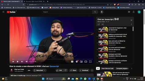 Sohan Myadam On Linkedin Javascript Dom Chaiaurcode Hiteshchoudhary