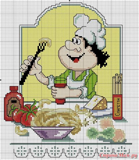 Вышивка крестом для кухни (65 фото)