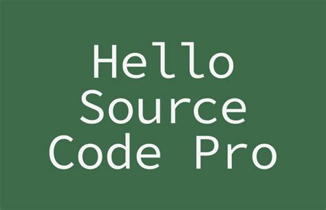Reviewing Source Code Pro A Many Sided Coding Font Fontdiscovery