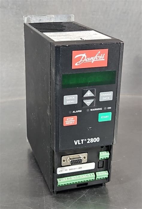 Danfoss Vlt 2800 Variable Speed Inverter Drive 195n1013 Loc1b 16 Palmetto Automation Inc