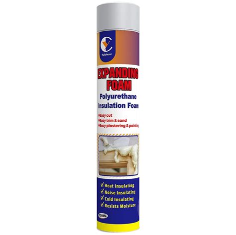 Professional General Purpose Qualified High Foaming 750ml Pu Foam For Gap Filter Silicone