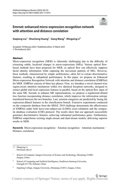 Pdf Emrnet Enhanced Micro Expression Recognition Network With