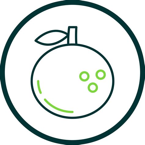 Clementine Line Circle Icon 42849567 Vector Art At Vecteezy