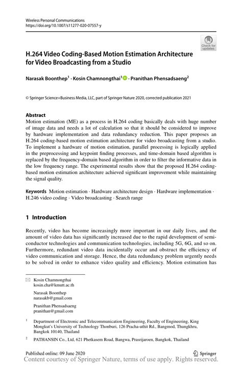 H264 Video Coding Based Motion Estimation Architecture For Video