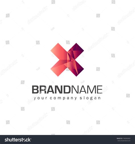 Vector Logo Design Business X Letter Stock Vector Royalty Free