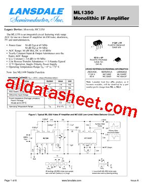 MC D Datasheet PDF LANSDALE Semiconductor Inc