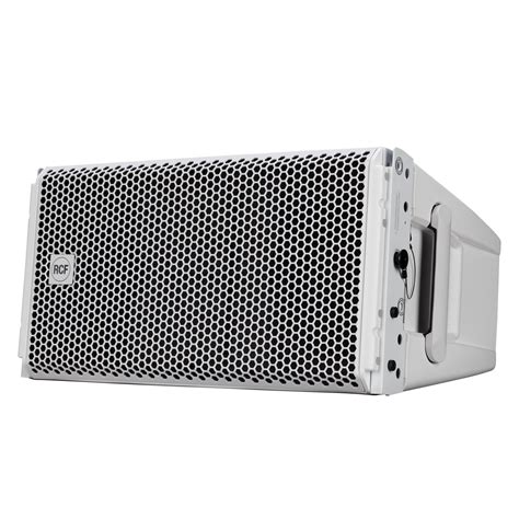 rcf hdl 28 a w compact dual 8 active 2 way line array module white