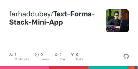 Github Farhaddubeytext Forms Stack Mini App
