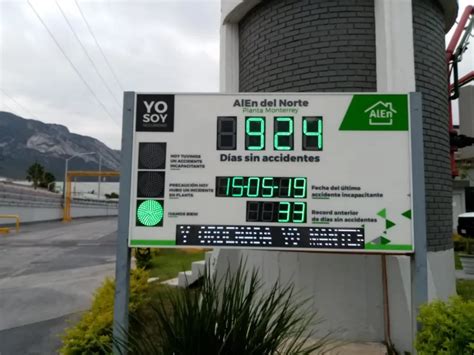 Tableros Led Para El Control De La Producción Edled Fábrica De Displays Electrónicos Led