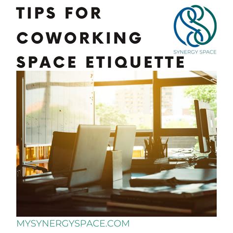 Etiquette Tips To Be Followed In Co Working Spaces