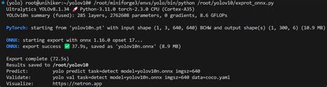 deploy yolov10 on unihiker board for high performance object detection
