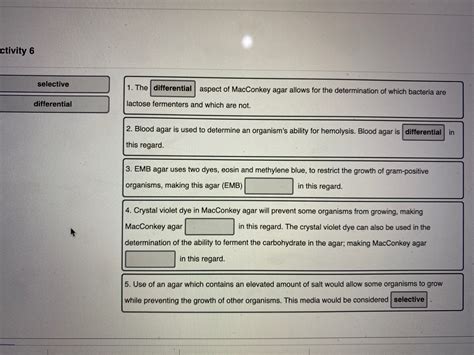 Answered 1 The Differential Aspect Of Macconkey Bartleby