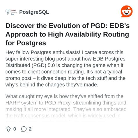 shaktisikha sahoo on linkedin from the postgresql community on reddit
