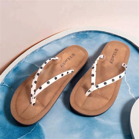 🧡통통 여름도트🧡 쪼리 슬리퍼 발편한 샌들 831 에이블리