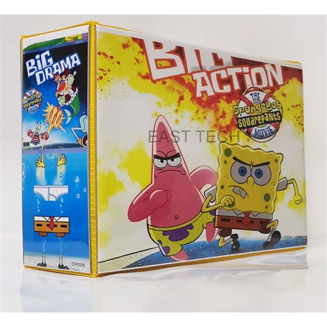 Spongebob Squarepants Cd Sleeve Hard Cover Small Pvc 2d Ring Cd Vcd File Cd Vcd Sleeve Refill