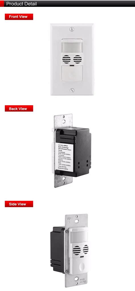 Wholesale Multi Technology Pir Ultrasonic Occupancy Motion Sensor Mwos Buy Pir Motion Sensor