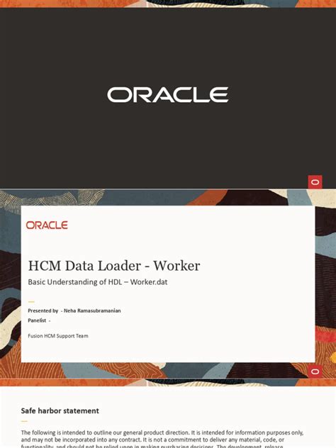 Hcm Basic Understanding Of Hdl Worker Dat Pdf Oracle Corporation Information Technology