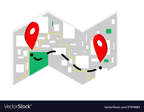 Gpsnavigator Pin Verifier Red On White Background Vector Image