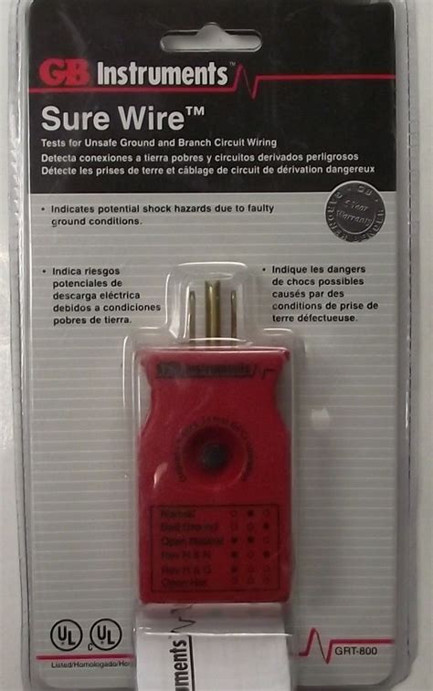 Gb Grt 800 Electrical Sure Wire Branch Circuit Analyzer