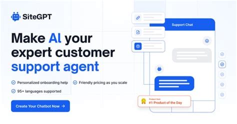 sitegpt make ai your expert customer support agent