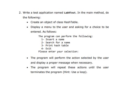 solved lab exercise you need to implement the followings